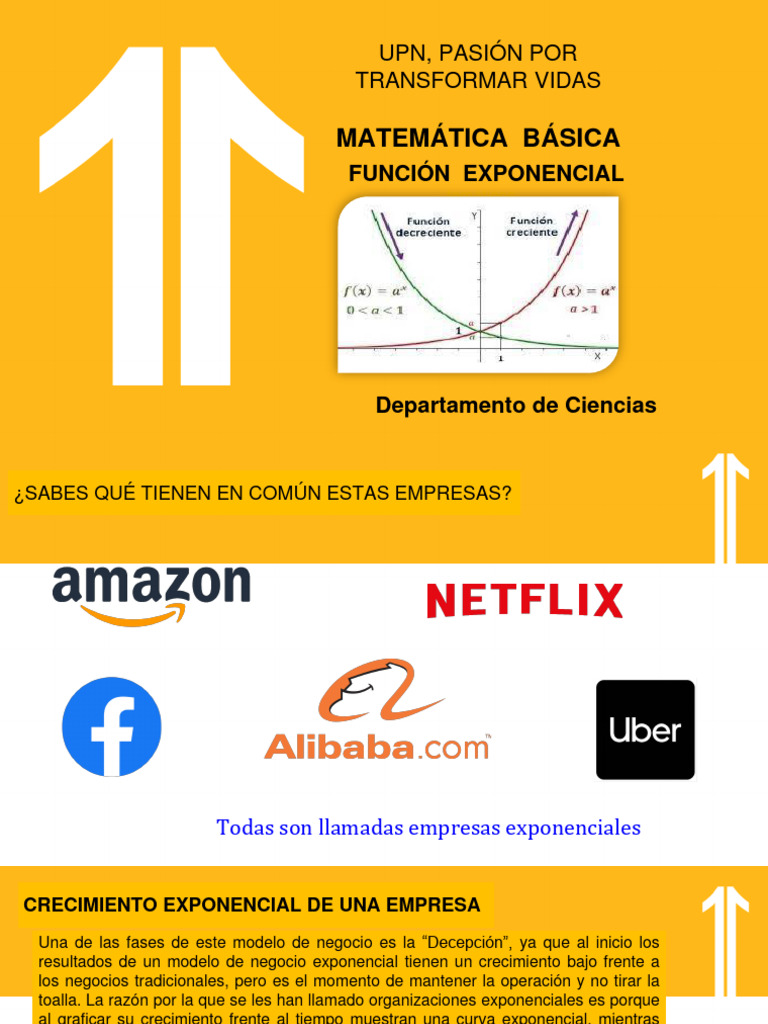 S2.1 - Función Exponencial | PDF | Funcion exponencial | Interés compuesto