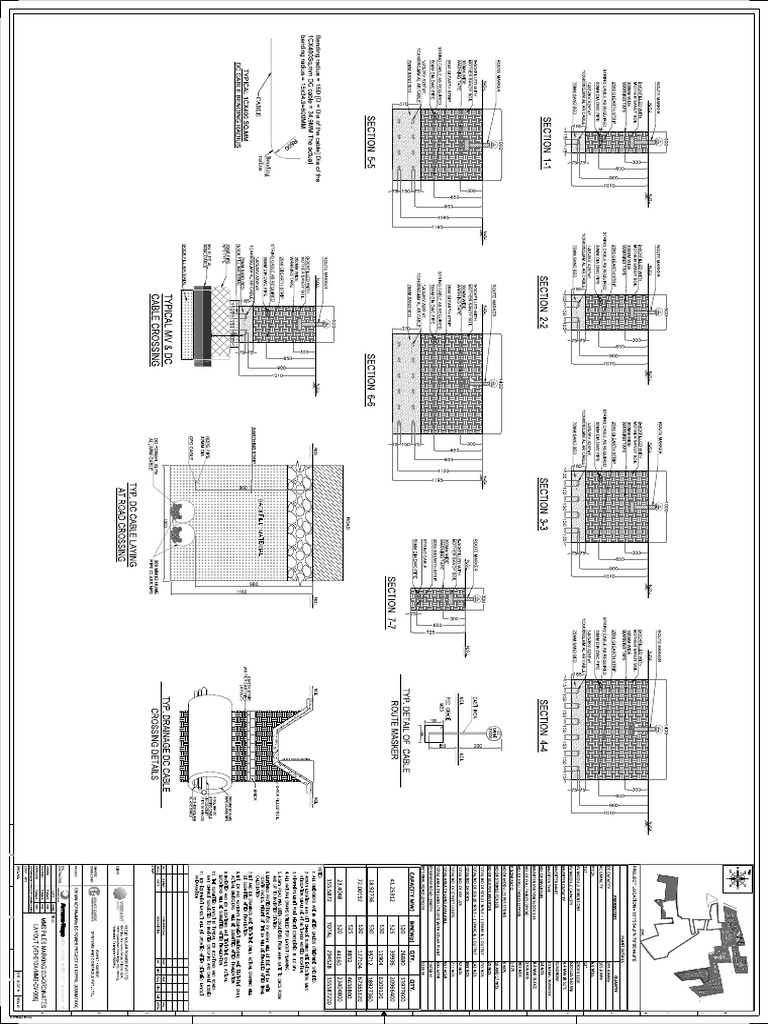 Cable Trench Cross Section | PDF