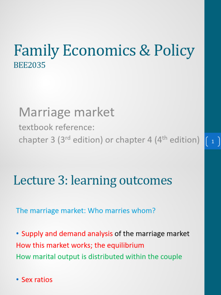 Lect 3 Family 2024 | PDF | Economics | Economies
