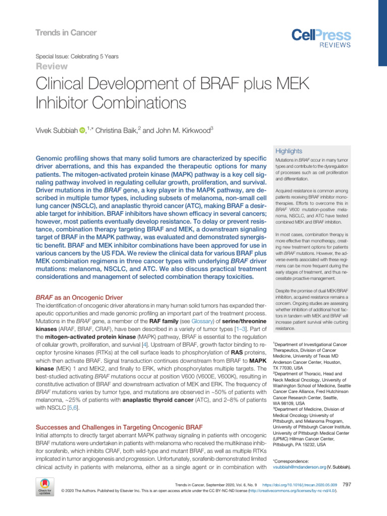 Braf | PDF | Mitogen Activated Protein Kinase | Kinase