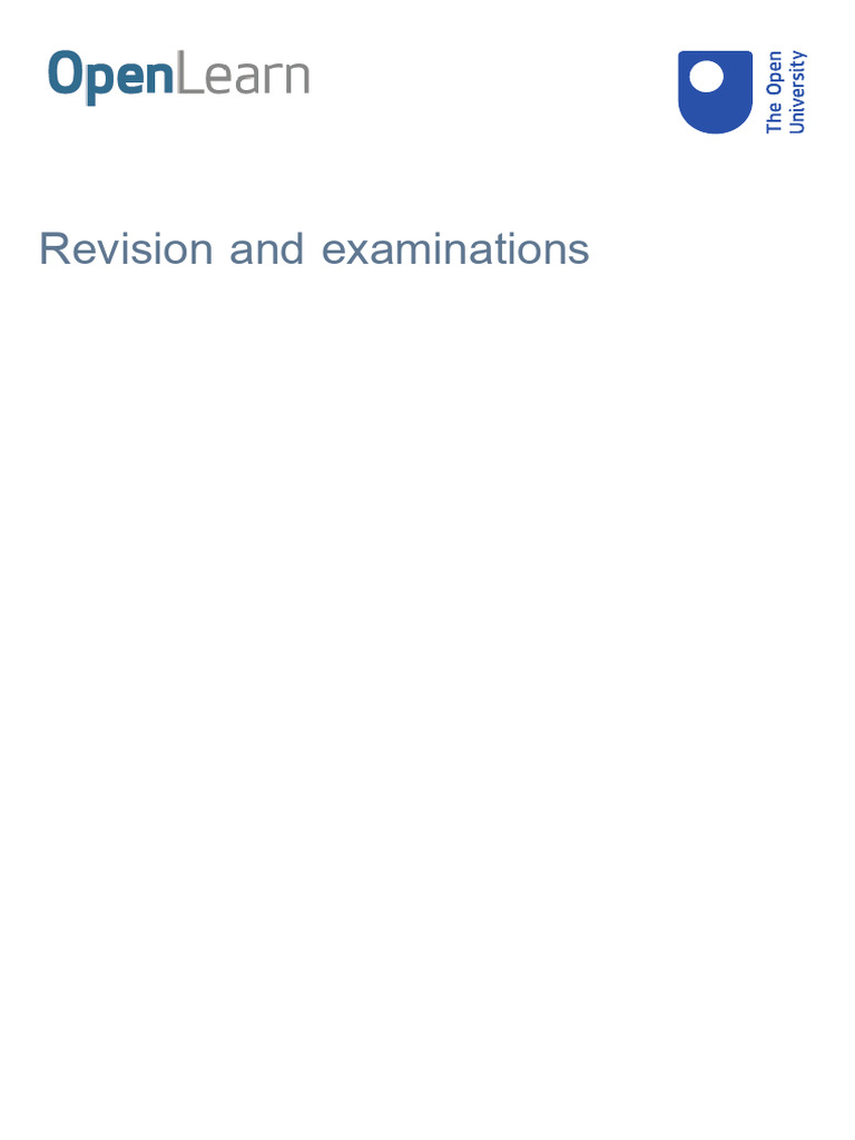 Revision and Examinations Printable | PDF | Argument | Creative Commons ...