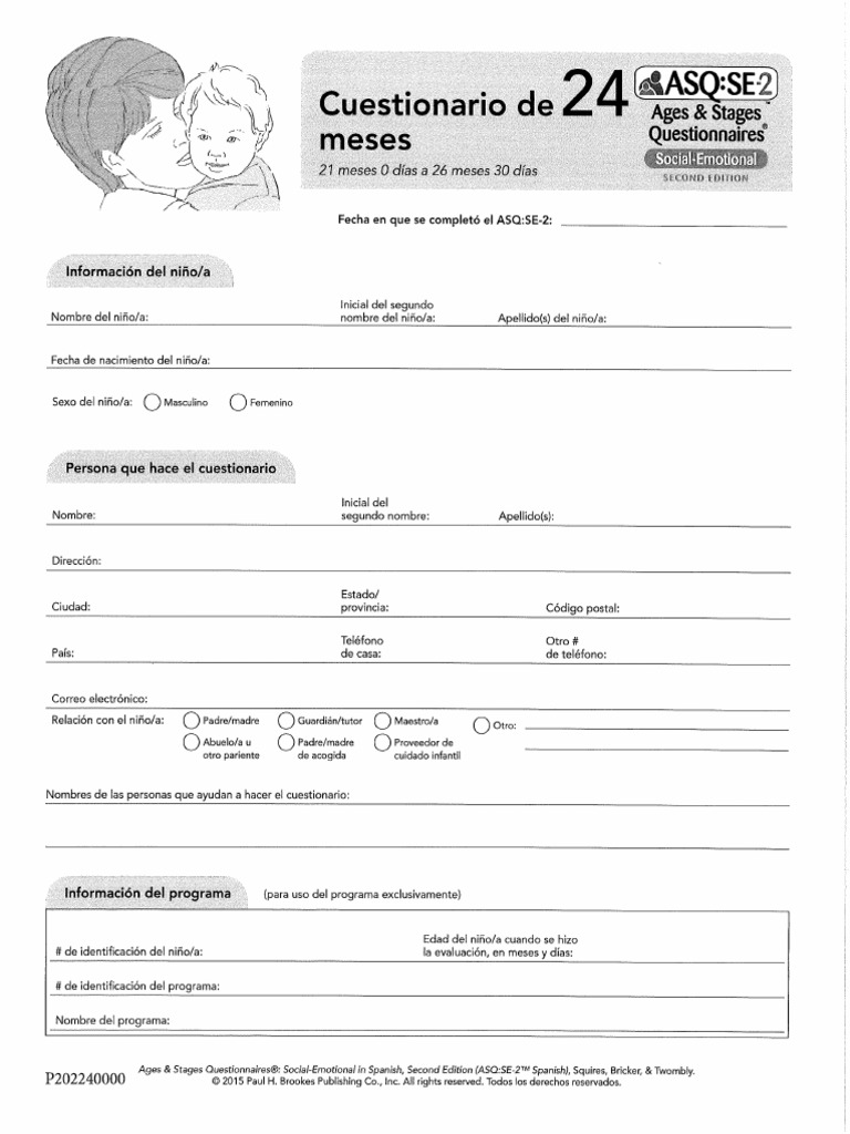 24 Month ASQ SE 2 Spanish | PDF