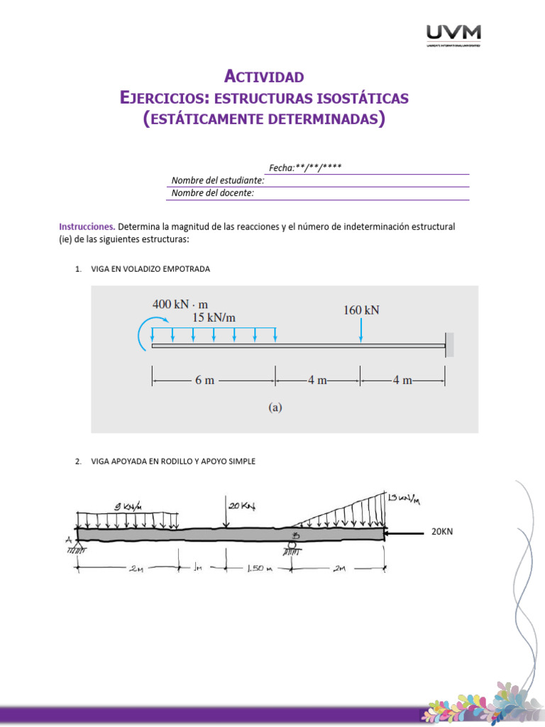 Estructuras Isostáticas | PDF | Métodos y materiales de enseñanza ...