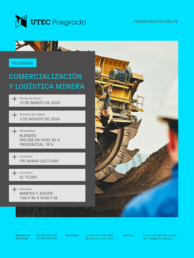 Brochure Programa Comercialización y Logística Minera | Descargar ...