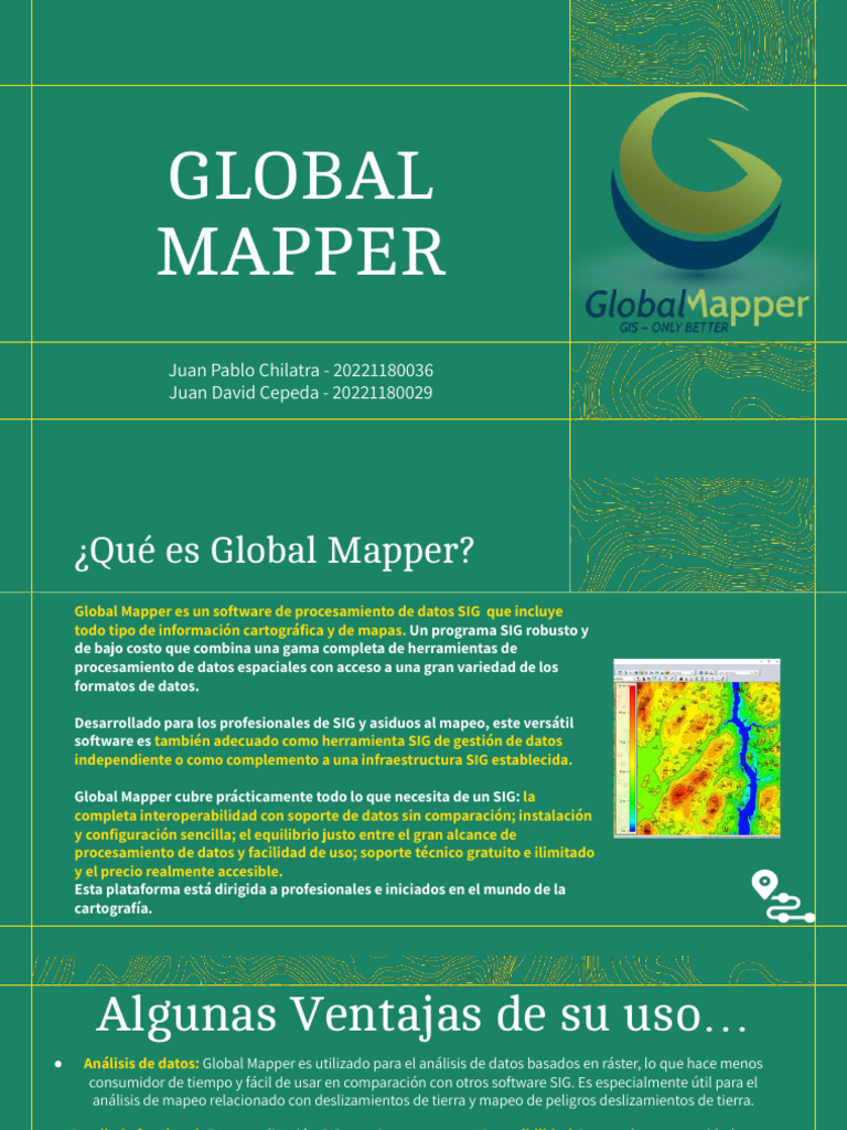 Global Mapper - SIG | PDF | Sistema de información geográfica | Informática