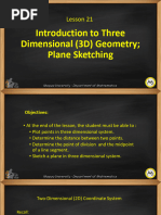 Lecture 3 The 3D Coordinate System | PDF | Cartesian Coordinate System ...