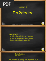Lesson 7 - Four Step Rule Differentiation Formulas2 | PDF | Derivative ...