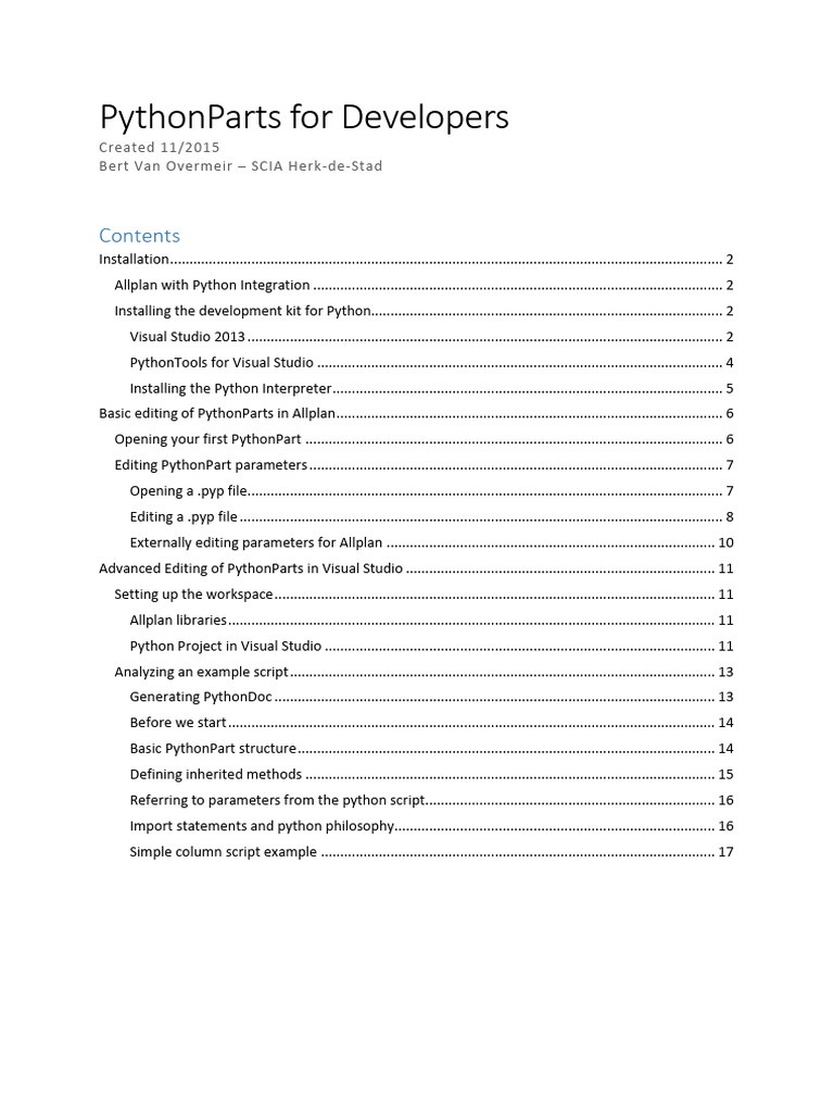 PParts For Developers Created 11 - 2015 BVO | PDF | Parameter (Computer Programming) | Python ...