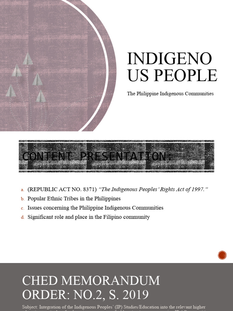 Indigenous People | PDF