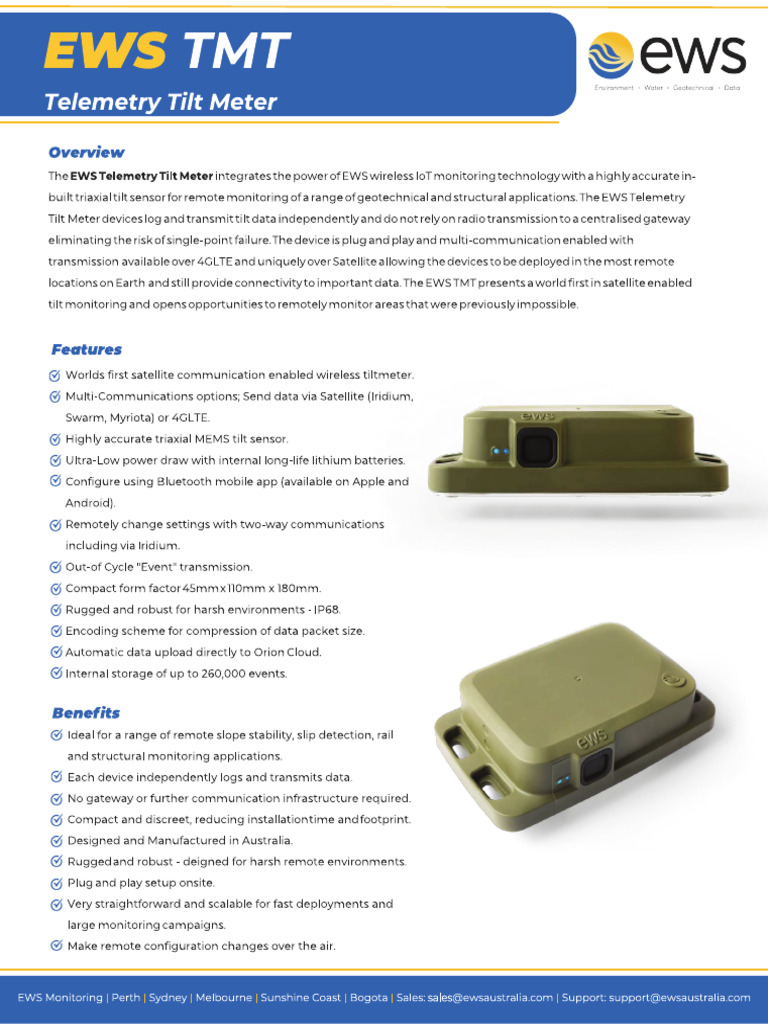 Ews Device TMT | PDF