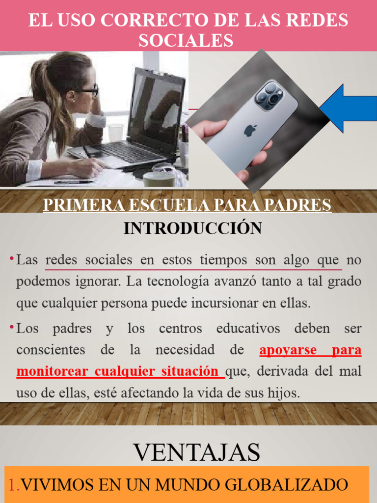 El Uso Correcto de Las Redes Sociales en Adolescentes Power Point ...