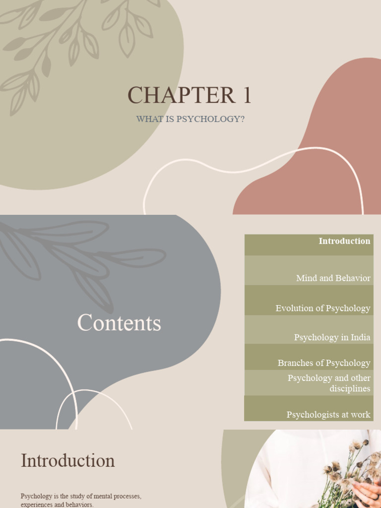 CHAPTER 1 ppt | PDF | Psychology | Cognition