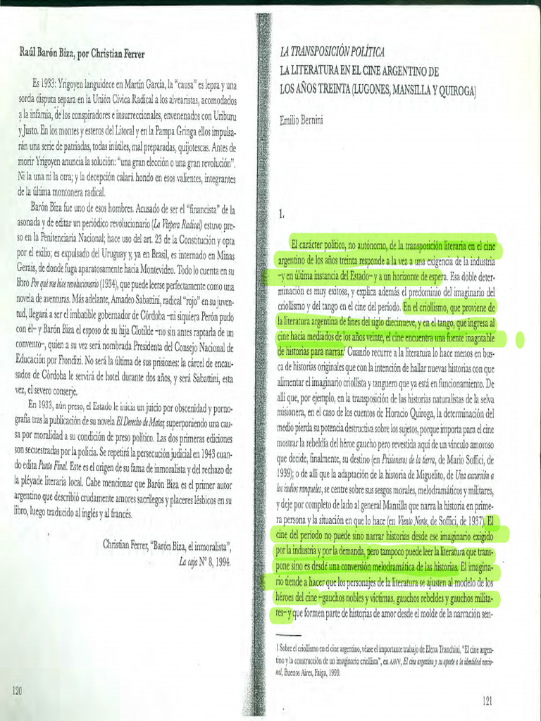 Bernini - La Transposicion Politica | PDF