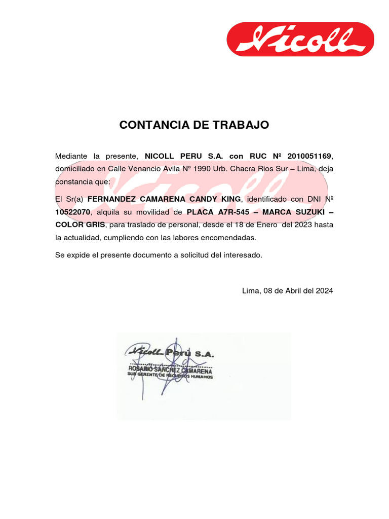 CONTANCIA-DE-TRAB3AJOffff | PDF