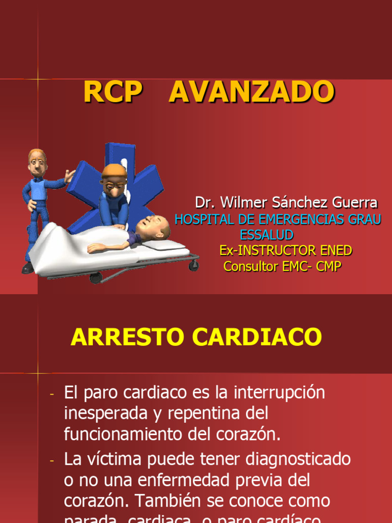 RCP Avanzado | PDF | Reanimación cardiopulmonar | Paro cardíaco