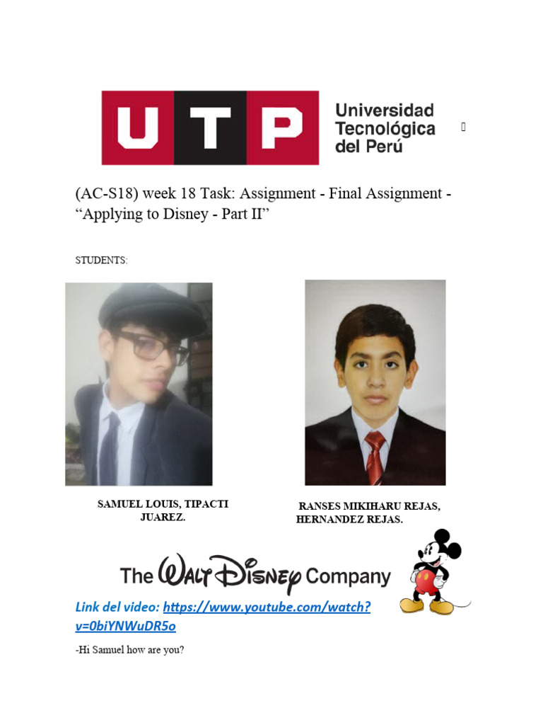 AC 18 WEEK 18 TASK Assignment Final | PDF