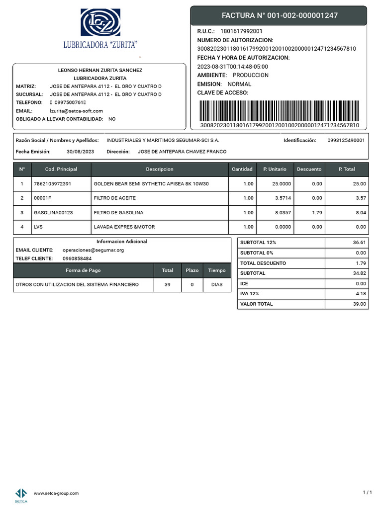 Fac - 001 002 000001247 | PDF