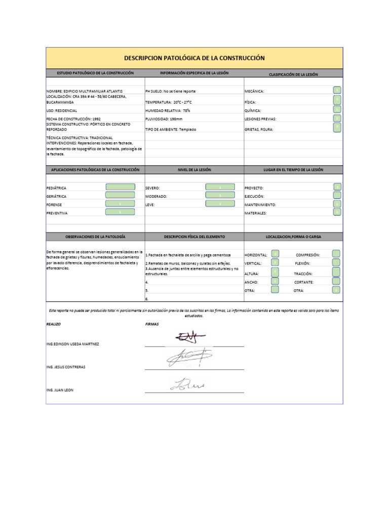 Ejemplo Fichas | PDF | Hormigón | Ciencias fisicas