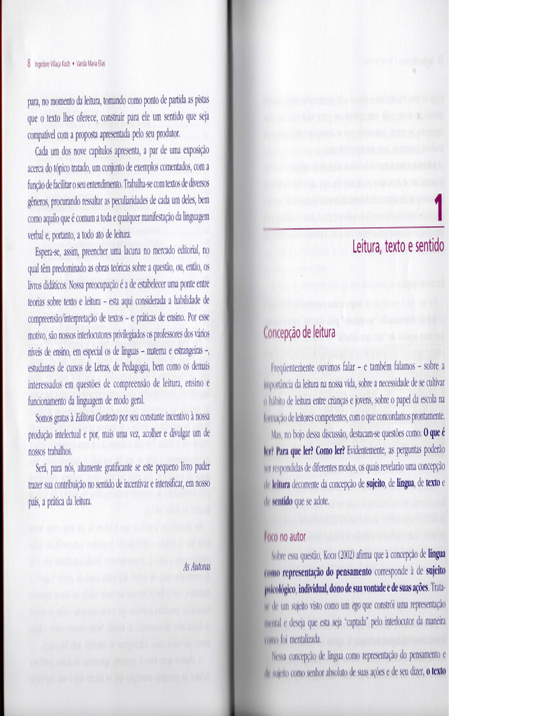 Idoc - Pub - Koch Ingedore Ler e Compreender Os Sentidos Do Textopdf - Removed | PDF