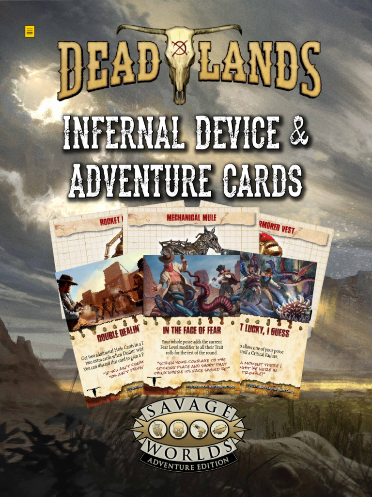 Adventure Infernal Device Cards | PDF | Noble Metals | Units Of Measurement