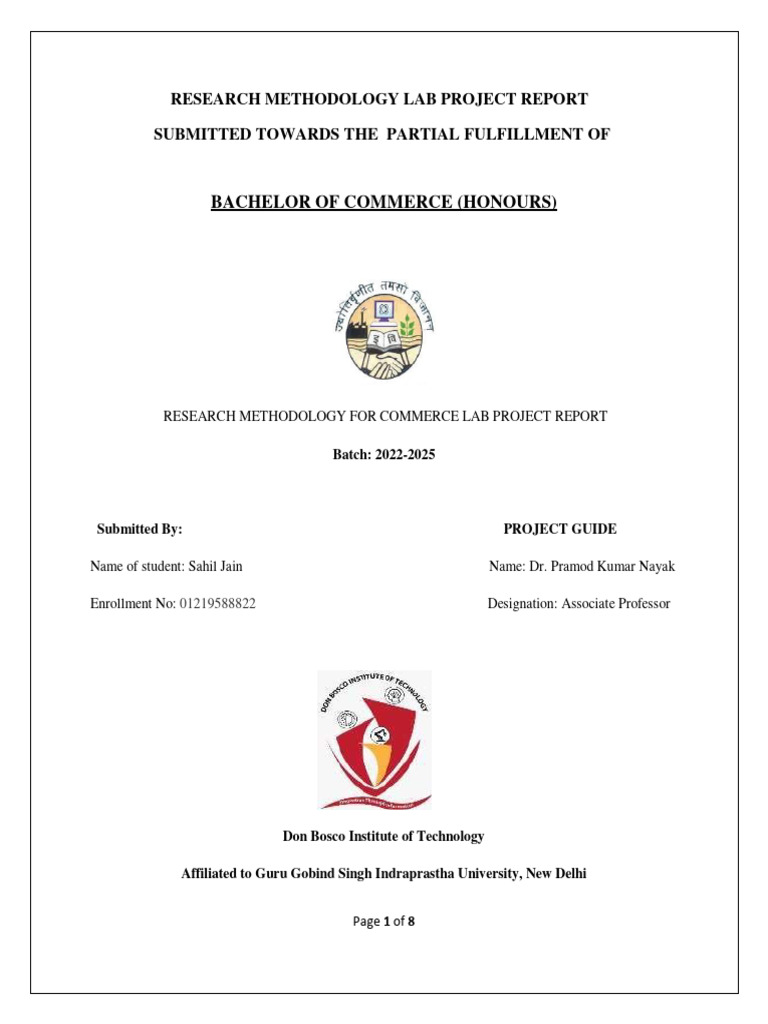 Research Methodology Lab Project | PDF | Statistical Hypothesis Testing ...