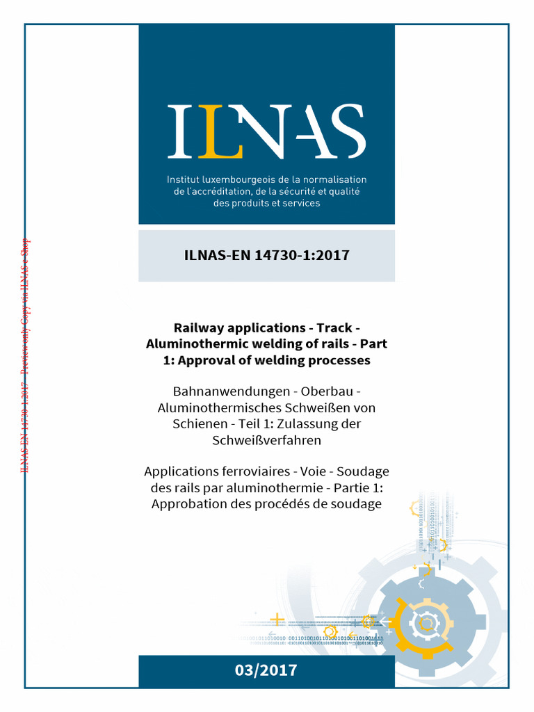 En 14730-1 (2017) (E) | PDF