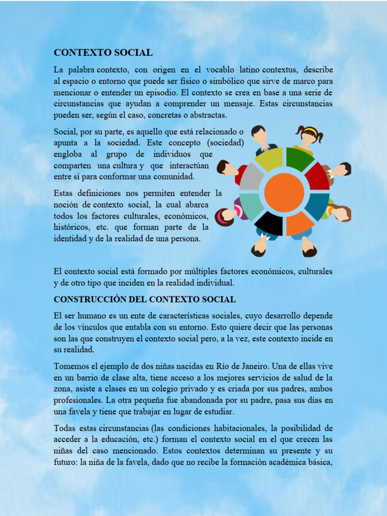 Contexto Social | PDF | Sociedad | Pensamiento