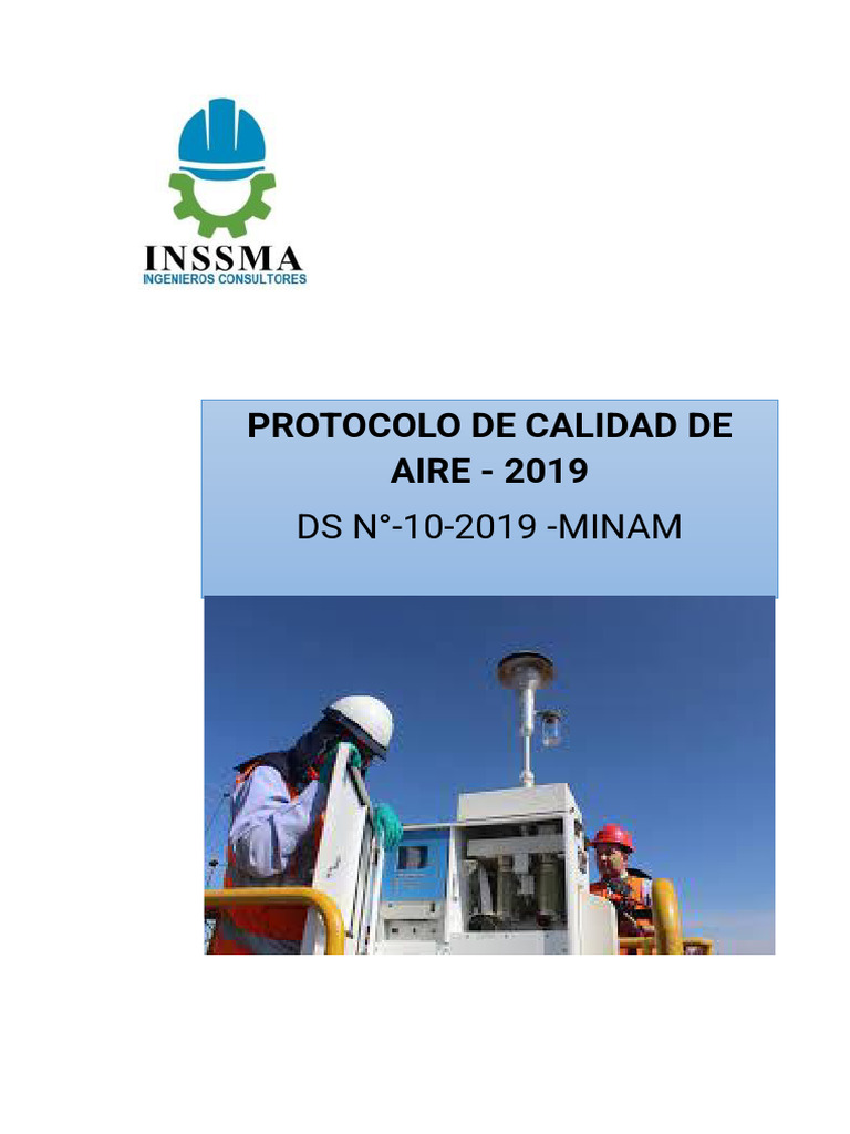 Resumen Protocolo de Calidad de Aire. | PDF | La contaminación del aire