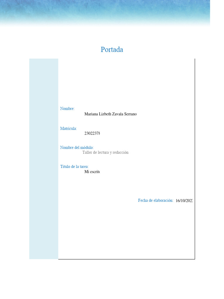 Mi Escrito UVEG | PDF