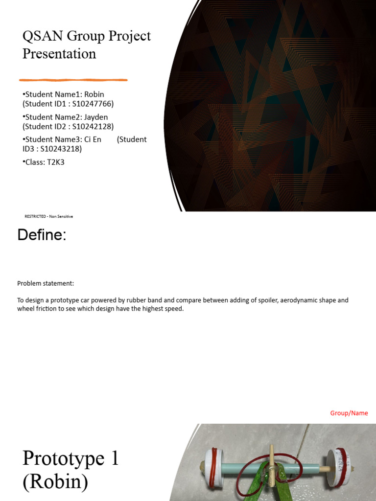 QSAN Group Project Presentation Template | PDF | P Value | Scientific ...