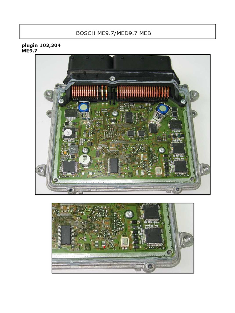Bosch Me9.7 Mercedes | PDF