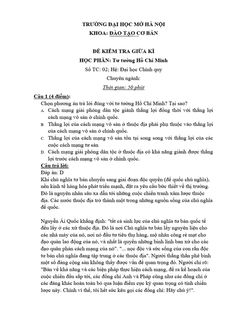 TQ.ST4.Đề KTGK.TTHCM. | PDF