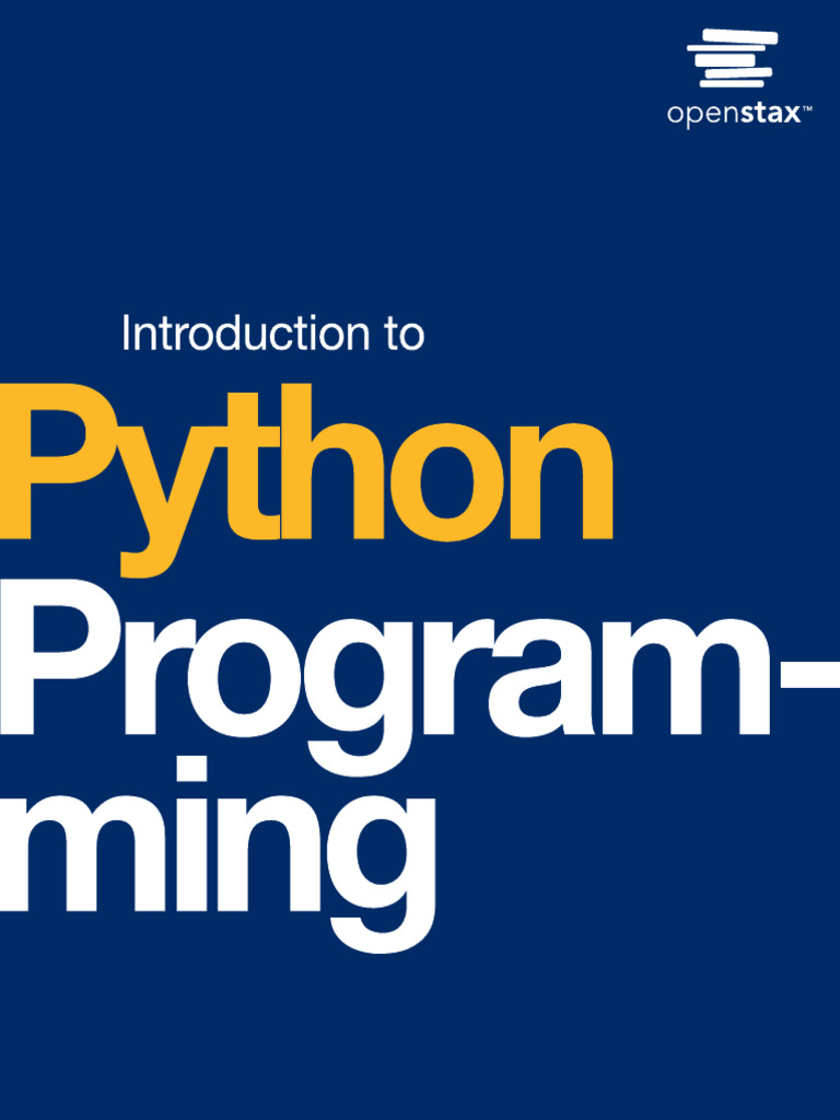 Introduction To Python Programming - WEB | Download Free PDF | Control ... Introduction To Python Programming - WEB | Download Free PDF | Control ...