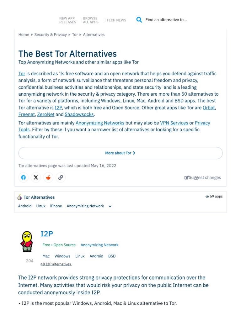 The Best Tor Alternatives | PDF