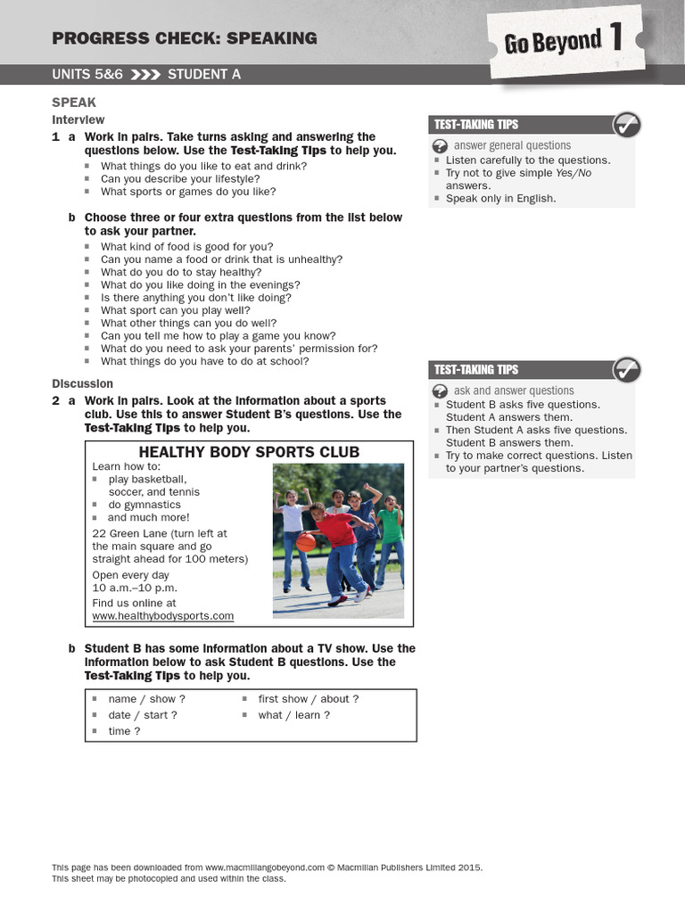 Gobeyond L1 PC 5 6speaking | PDF | Self-Improvement