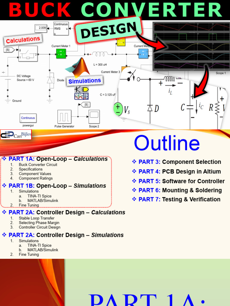 Buck Converter Design Part 1 - Calculations & Simulations | PDF | Electrical Network | Inductor
