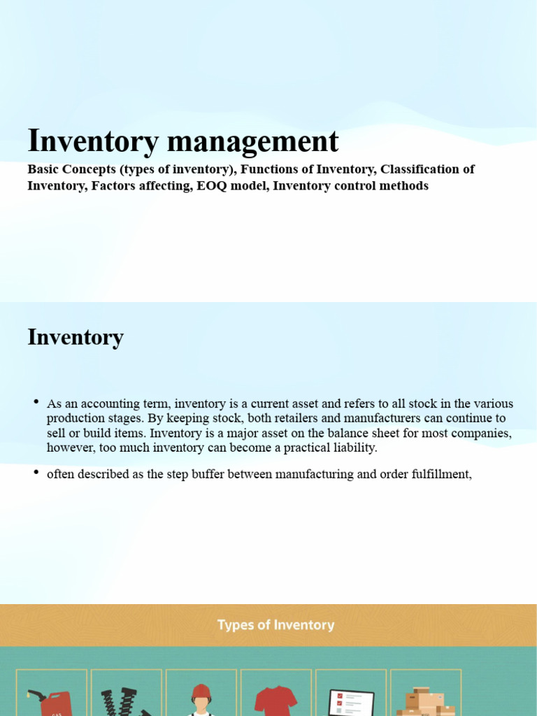 2 Inventory | PDF | Inventory | Economies