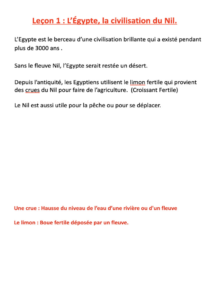 HSITOIRE Chapitre 2 Lecon 1 | PDF