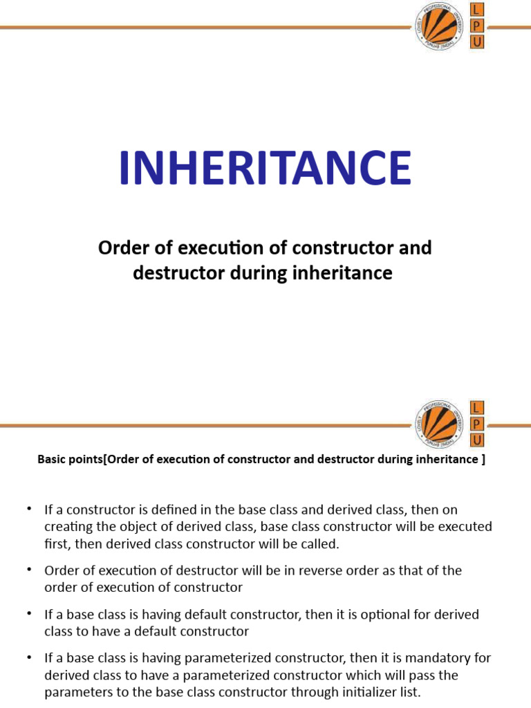 Inheritance PART2 | PDF | Constructor (Object Oriented Programming) | Programming