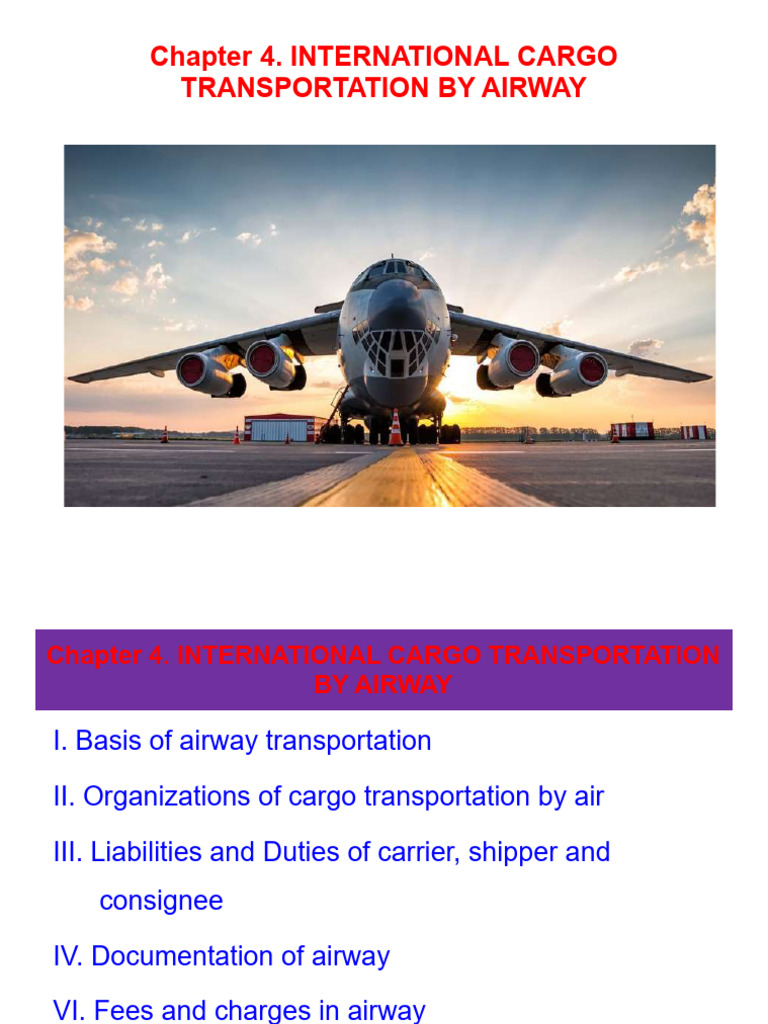 Air Cargo Transportation Overview | PDF | Cargo | Transport