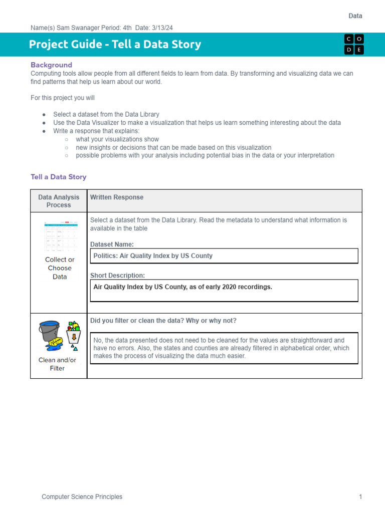 Copy of 9.7-9.8 Project Guide - Data | PDF | Data | Information Science