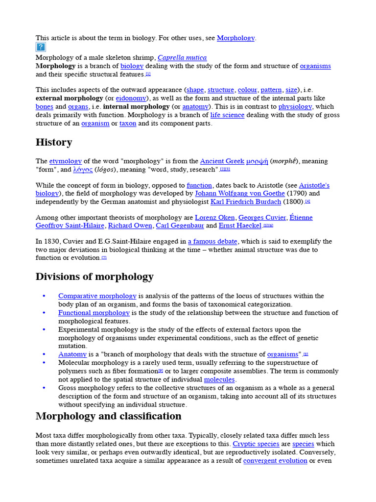 888 | PDF | Morphology (Biology) | Zoology