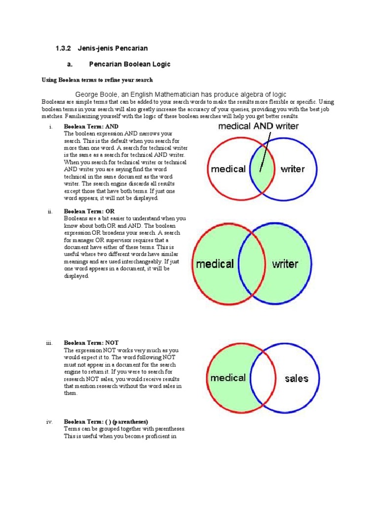 SP-6 - Jenis-Jenis Pencarian | PDF | Boolean Algebra | Teaching Mathematics