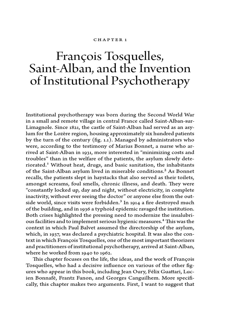 Camille Robcis - Disalienation - Chapter1 | PDF | Psychiatry | Jacques ...