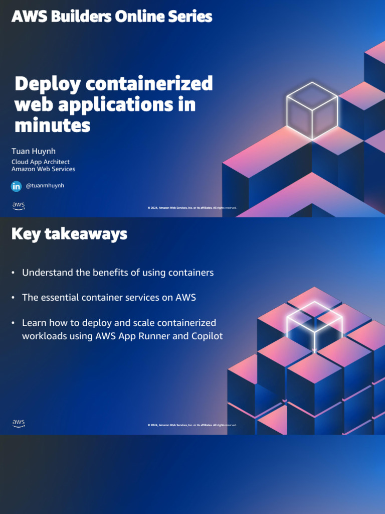 Handout Deploy Containerized Web Applications in Minutes | PDF | Amazon ...