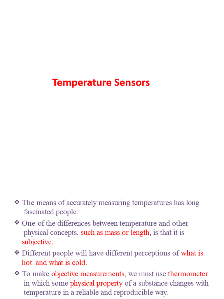 Lecture24 - Temp Measurment | PDF | Thermocouple | Electrical ...