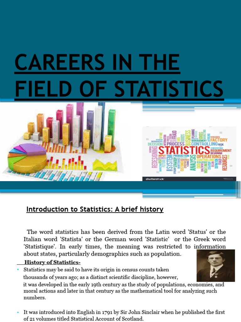 Careers in The Field of Statistics | PDF | Statistics | Science