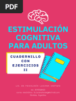 Cuaderno Estimulacion Cognitiva Adultos | PDF