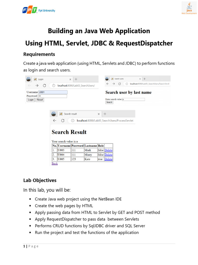 Lab03 SearchUsers | PDF