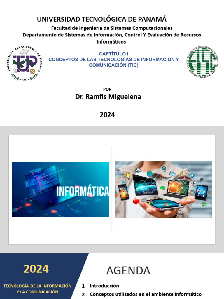 1 - Clase 1 - Tic - 2024 | PDF | Tecnologías de la información ...